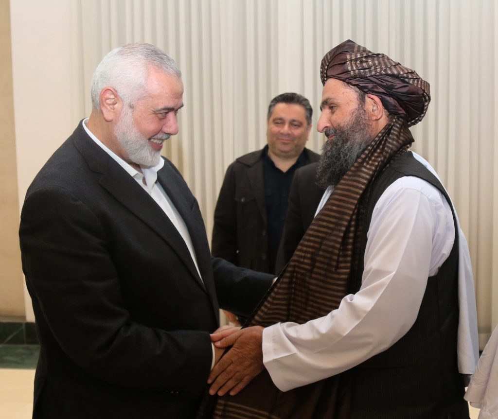 Mullah Baradar Meets Ismail Haniyeh and Sheikh Tamim in Iran - OmidRadio
